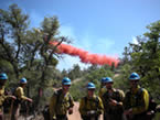 Photos of Hotshot Crews Fighting Fire